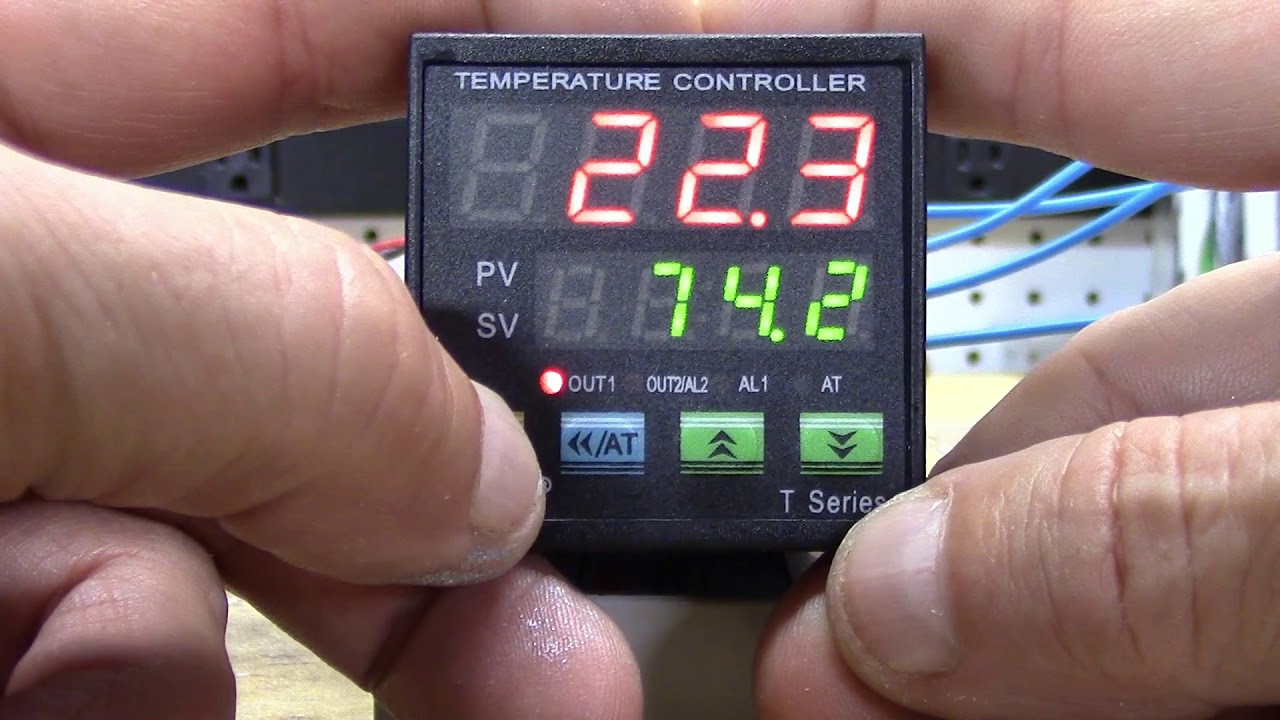 Setting parameters on the MyPin T series PID controller