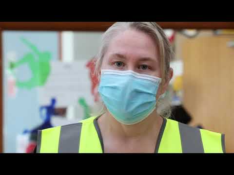 WALK-IN VACCINATIONS | Kirsty Doughty shares a message in English