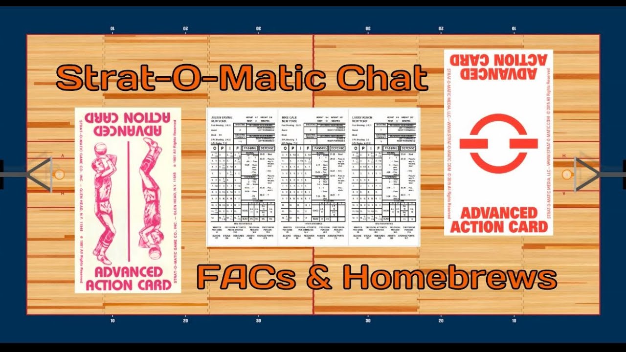 Strat-O-Matic Pro Basketball Chat 🏀 FACs and Homebrews!