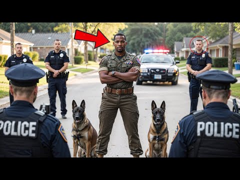 The Police Racially Profile A BLACK MAN—But Freeze In Place When His Police Dog Charges In