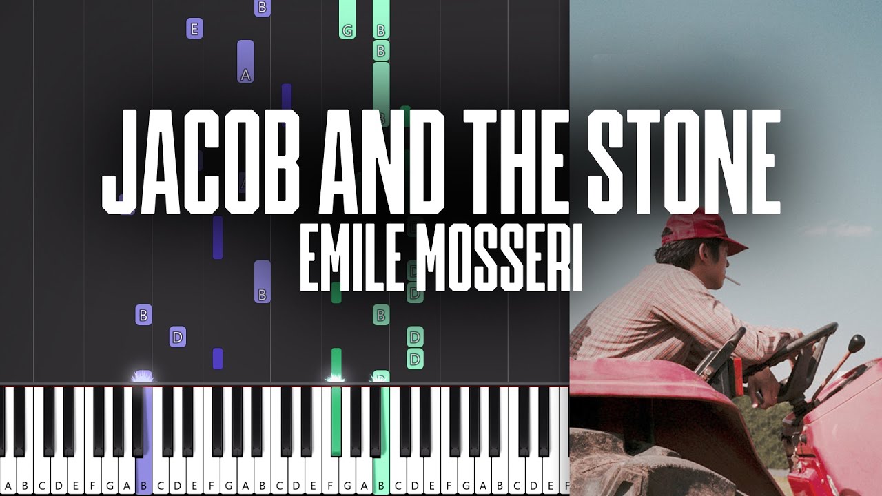 Jacob and the Stone - Emile Mosseri - Piano Tutorial + MIDI
