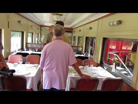 Greenwood Railroad Museum - a visit by the Carolina Railroad Heritage Assn. - touring the railcars