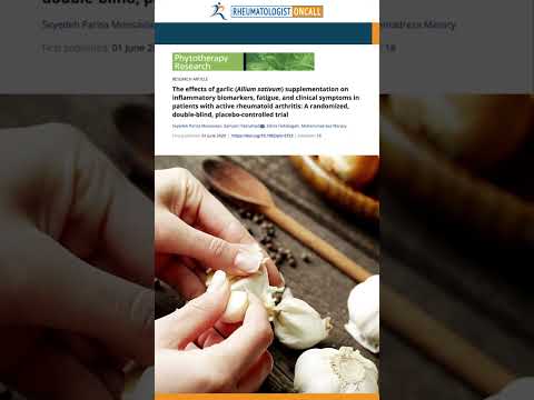 Ancient Garlic Helps Inflammation and Rheumatoid Arthritis