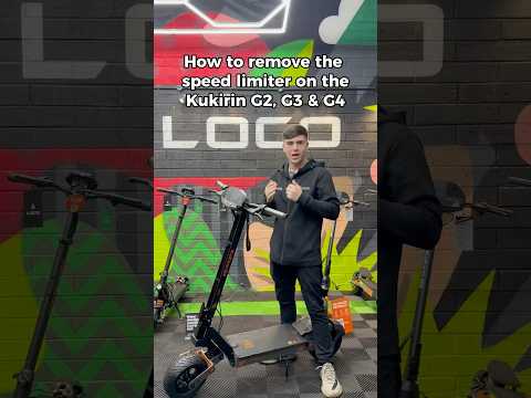 How to remove the speed limiter on the Kukirin G2, G3 and G4