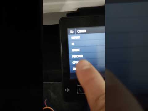 Canon imageRUNNER C3125i Factory reset / Reset Admin password ID