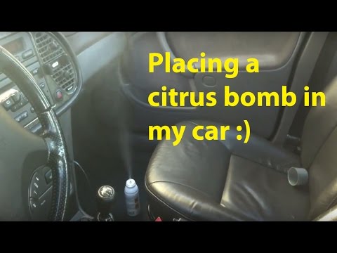 Car air ac refresher test on the zuper saab