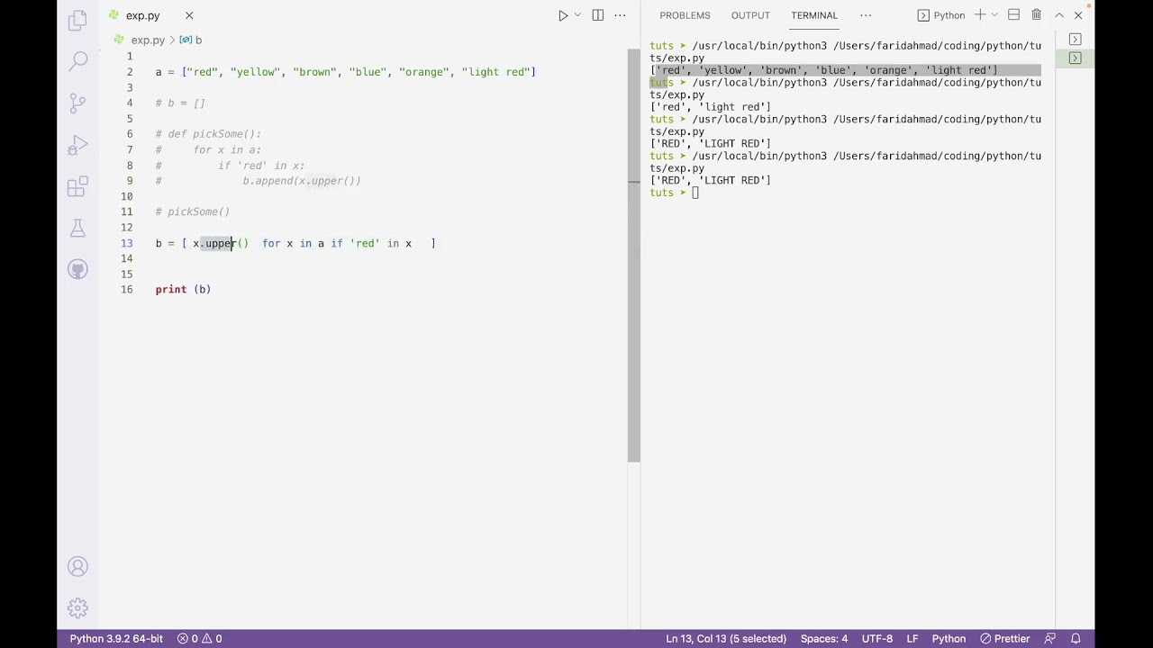 Python List Comprehension