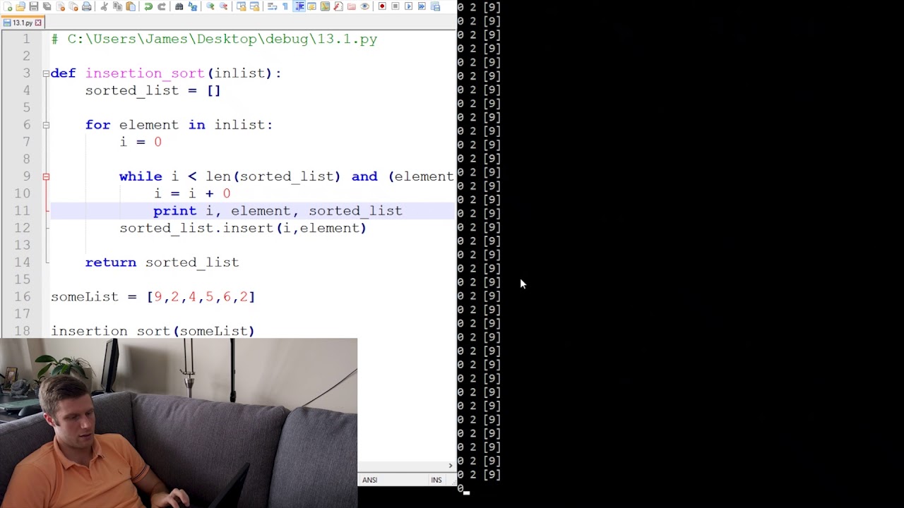 13.1 - Debugging with Print Statements