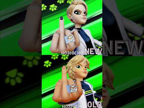 Claw Noir COMPARISON ????⬛ #miraculousladybug #mlb #catnoir #clawnoir #shadybug #adrienagreste