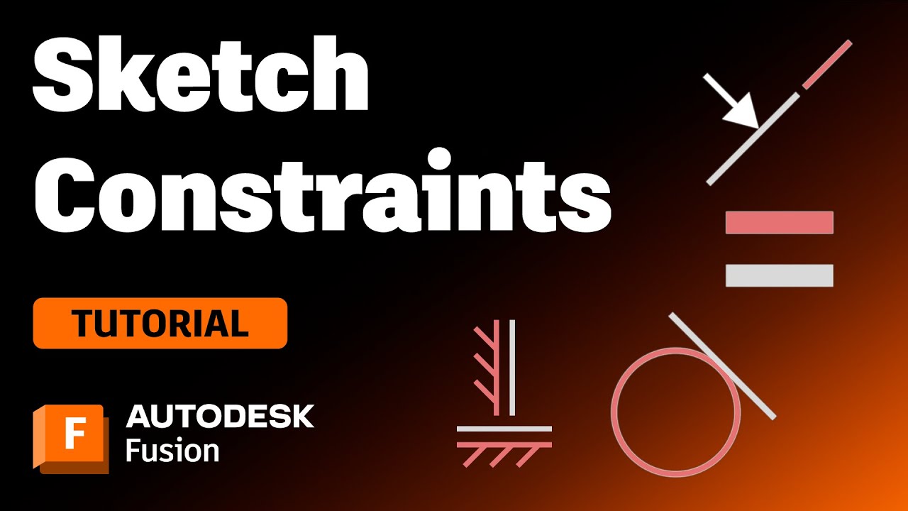 Sketch Constraints Made Easy in Autodesk Fusion [UPDATED!]