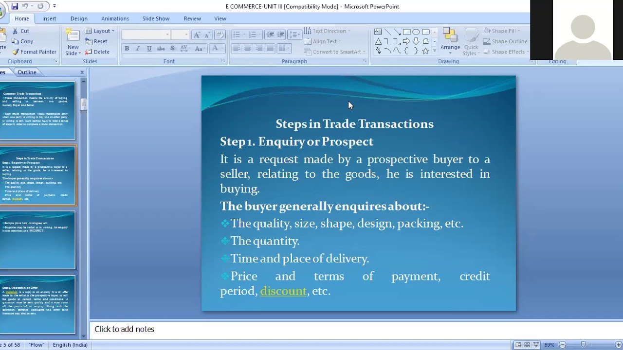 E-Commerce Unit 3 Part 1