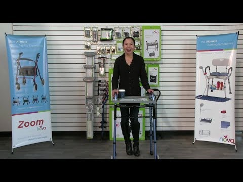 439T Tray for Folding Walker - Installation & Features