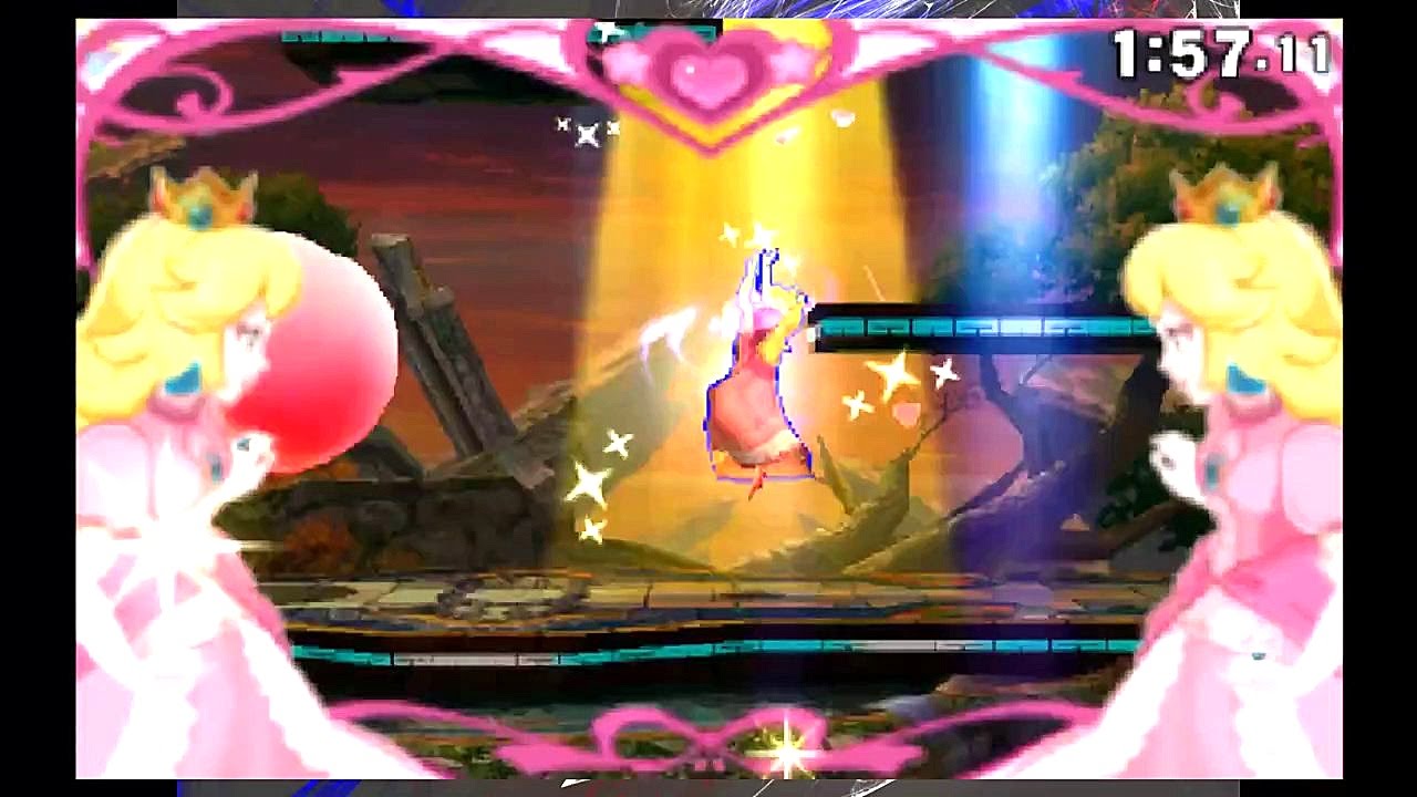 Super smash Bros 3DS: Princess Peach Vs. Princess Zelda