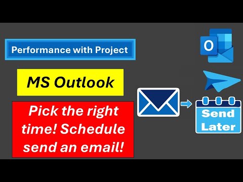 Outlook #06 - Schedule send your emails