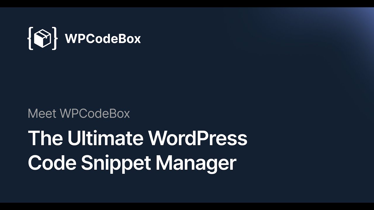 Meet WPCodeBox: The Ultimate WordPress Code Snippet Manager
