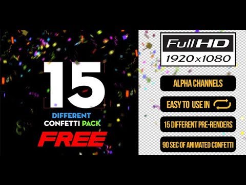 Free Confetti Pack - Motion Graphics