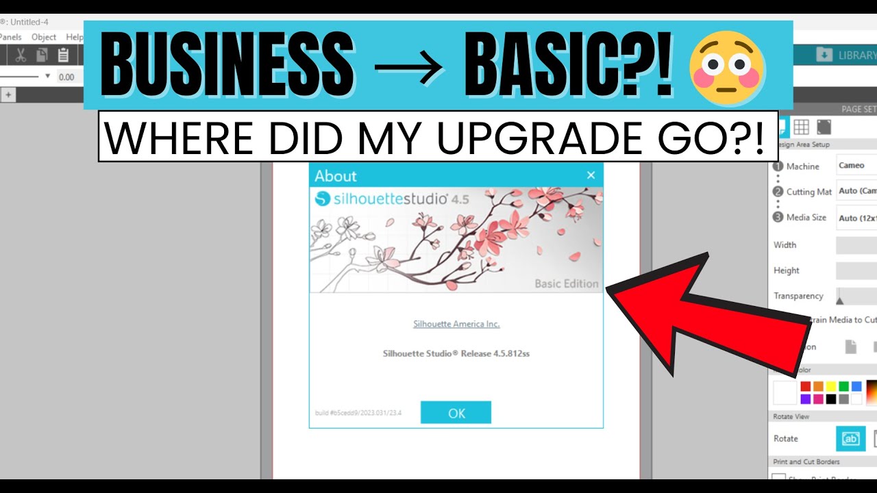 Silhouette Studio Business to Basic?! Why Your Upgrade Disappeared & How to Fix It