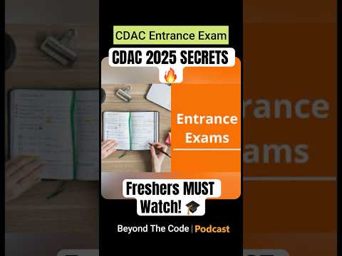 π Crack CDAC Entrance Like a Pro! π― Top Secrets for 2025 Entrance Exam Revealed! π₯π