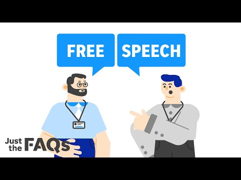 Why not everything you say or tweet is protected under free speech | Just The FAQs