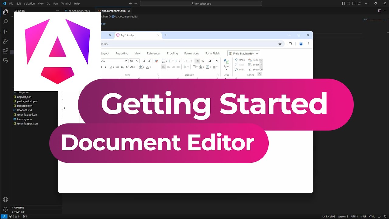 Getting Started: TX Text Control Document Editor for Angular