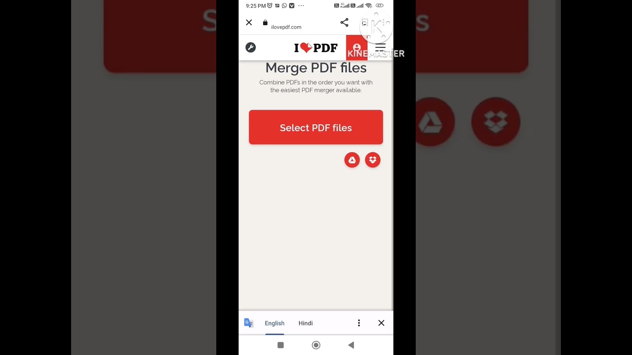 Merge PDF online#pdf file kaise join ek sath !! #shorts.
