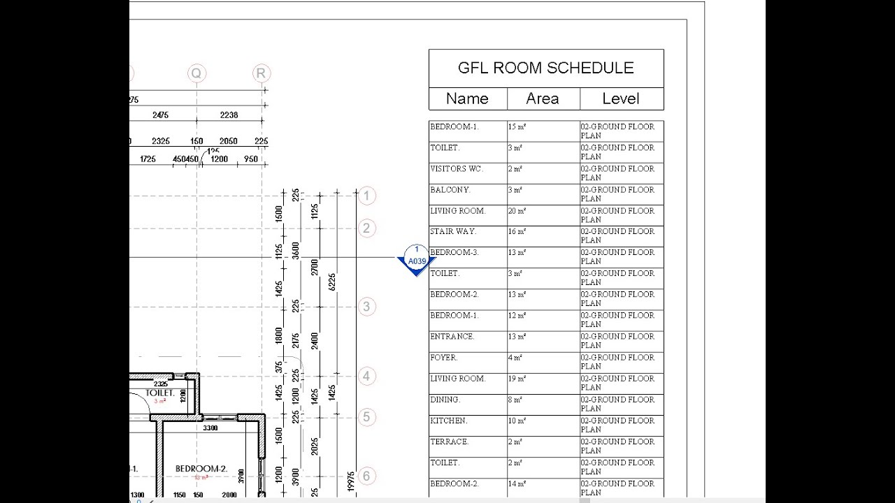 CREATING ROOM SCHEDULES IN REVIT