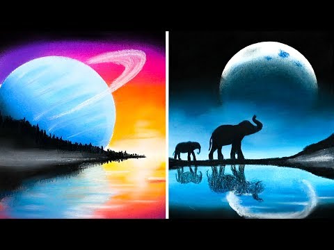 شرح 13 Easy Yet Awesome Drawing Tricks || Tutorial Drawing - منصة معارف