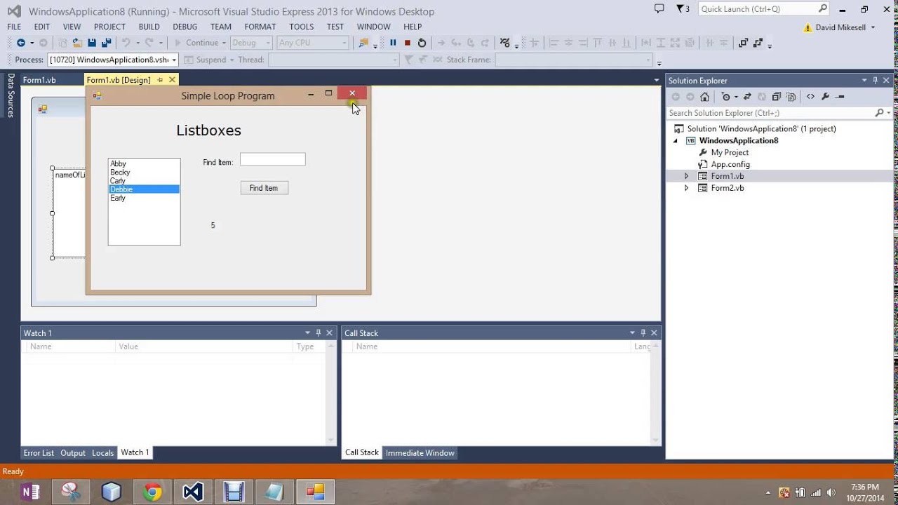Listboxes   Searching
