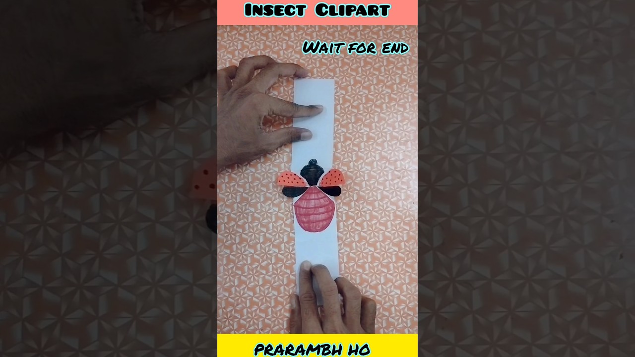 insect clipart craft #shorts #craft #art #viral