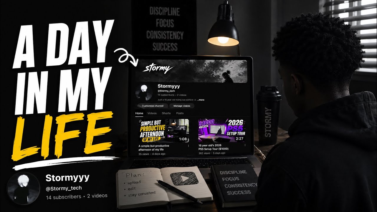 A chill day in the life of a 16 year old content creator 