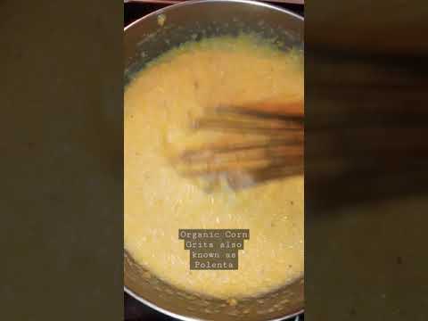 How to Cook Corn Grits(Polenta)with Cheese and Milk|Polenta Recipe#shorts#polenta