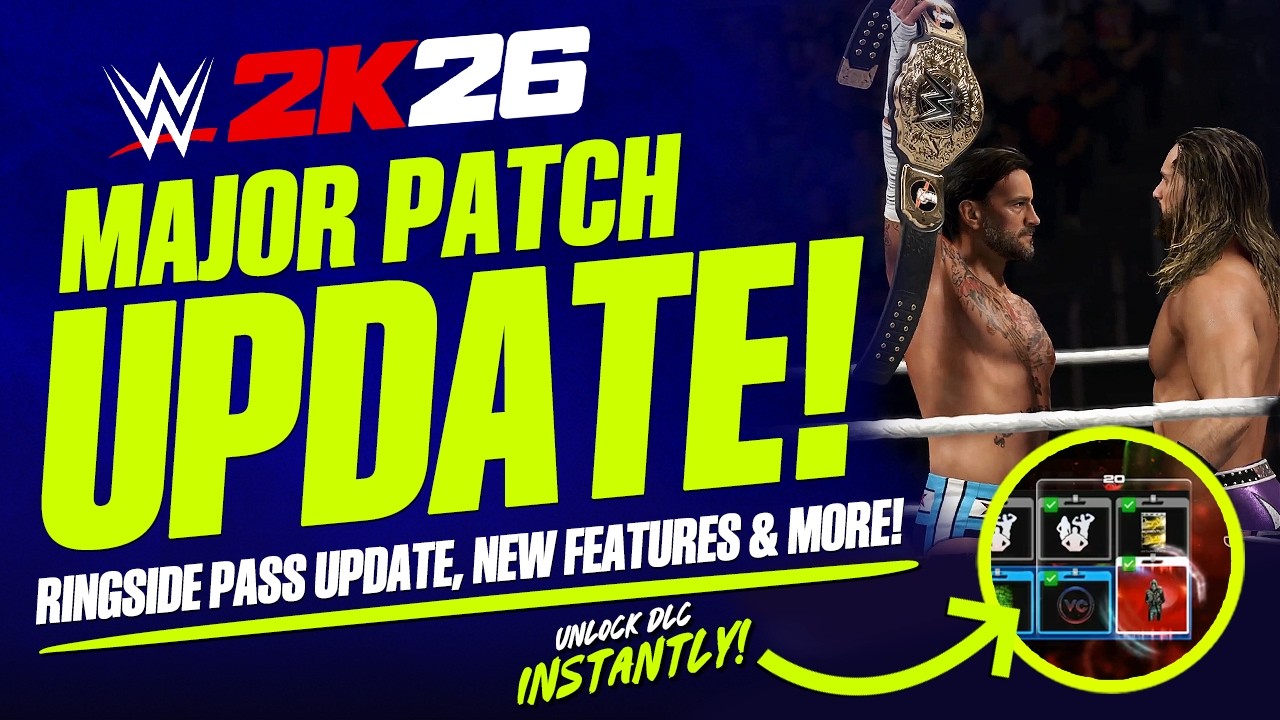 WWE 2K26 Patch 1.07: Major Changes Announced, New Features & Ringside Pass Updated!