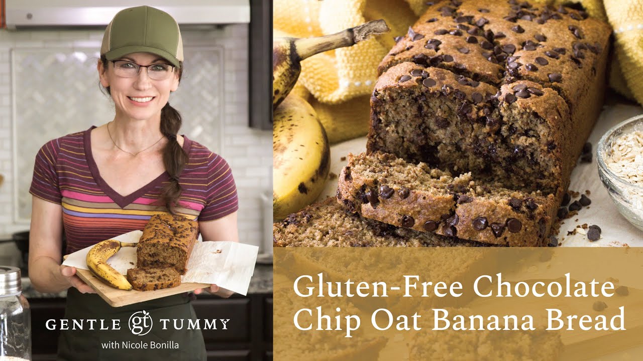 PERFECT Gluten-Free Chocolate Chip Oat Banana Bread | Naturally Sweetened | Moist & Delicious!