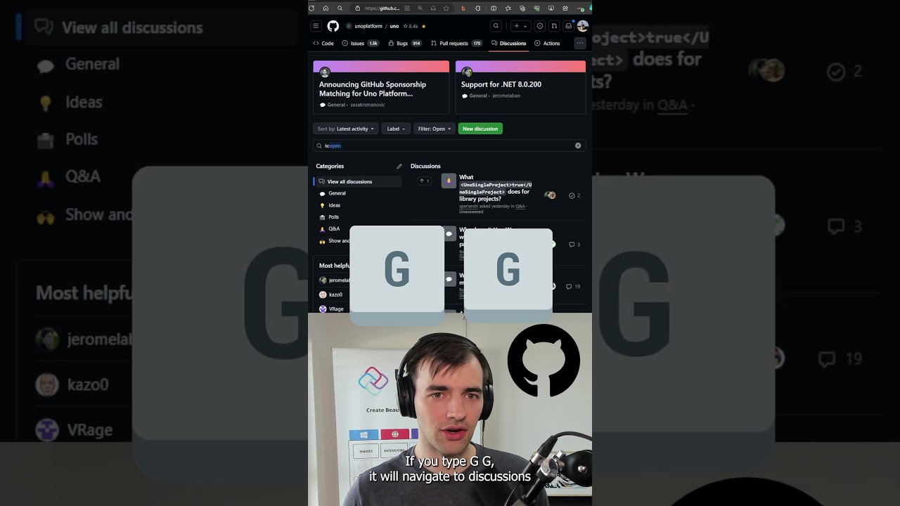 Navigate GitHub Repos like a pro with these shortcuts 🚀 ! #github #opensource #shortcuts #developer
