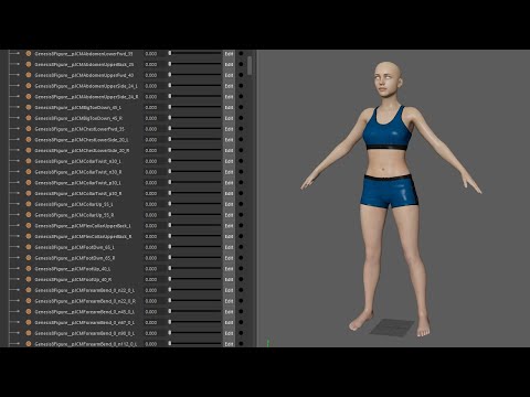 DTL 1.5 Daz figure character conversion process overview