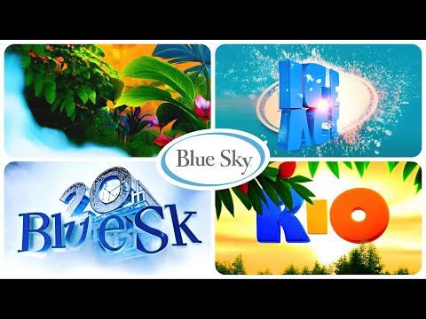 Blue Sky Studios Logos and Movies history made by AI
