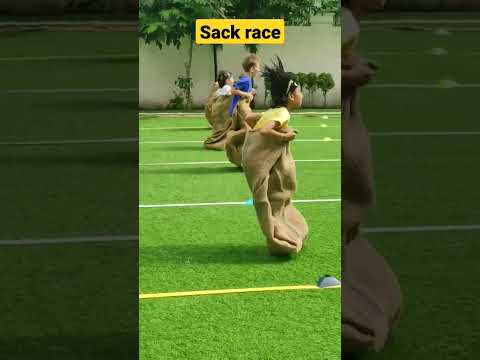 Sack race indian vs farang #shorts #viral #trending #youtubeshorts