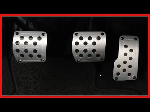 Razo RP123A Super Grip Silver Manual Transmission Pedal Set 3 Piece