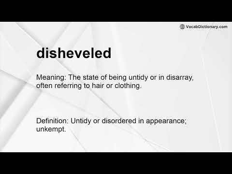 disheveled Meaning