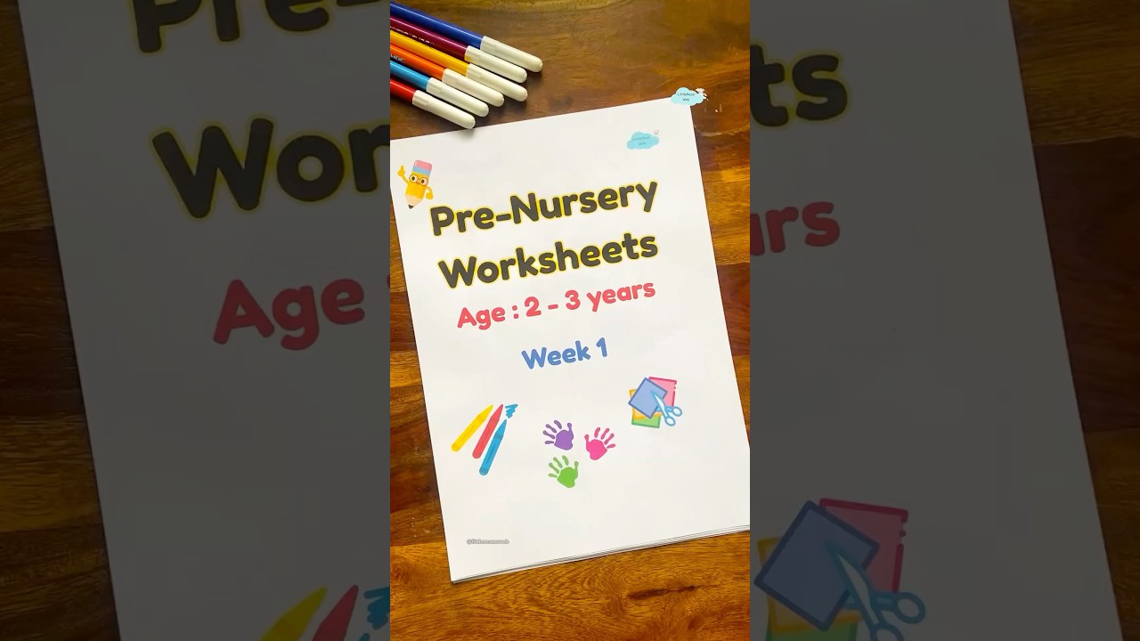 PreNursery Worksheets #abc #prenursery #playgroup #preschoollearning #nursery #earlylearning #abcd