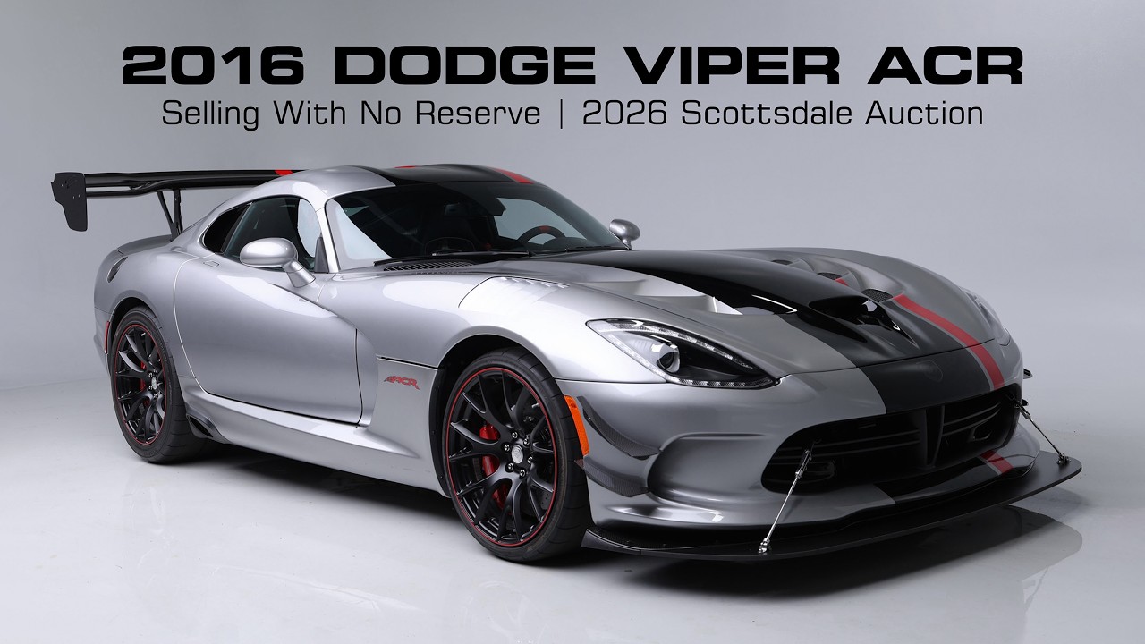 FIRST LOOK - 2016 Dodge Viper ACR - BARRETT-JACKSON 2026 SCOTTSDALE AUCTION