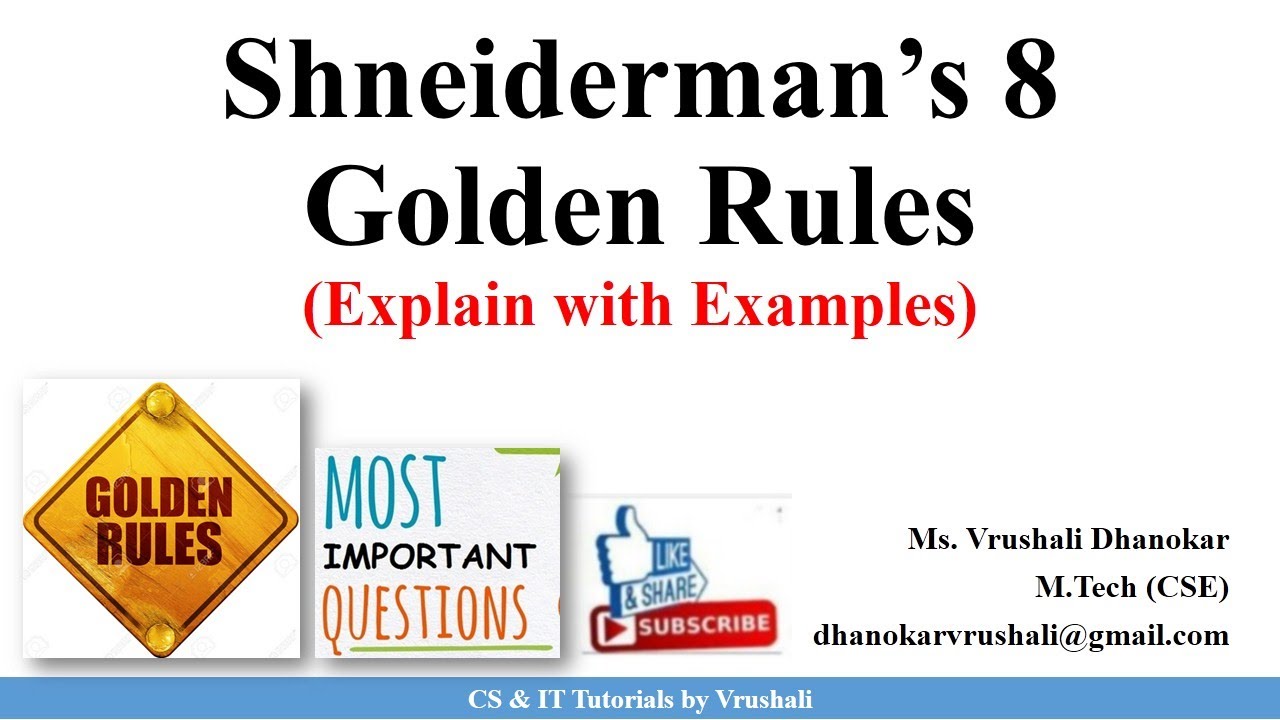 Understanding Shneiderman’s 8 Golden Rules of Interface Design | Galaxy.ai