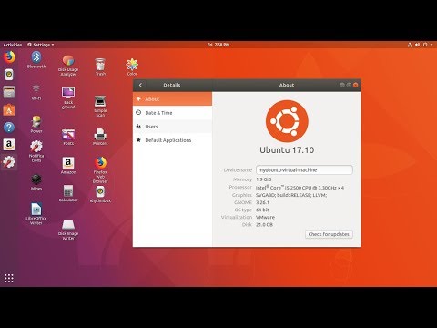 How to Check RAM, Processor, Graphic, Architecture, HHD in Ubuntu