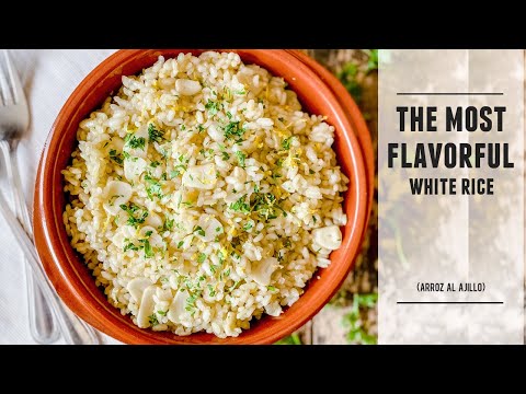 White Rice that Actually has Flavor | Spanish Arroz al Ajillo Recipe