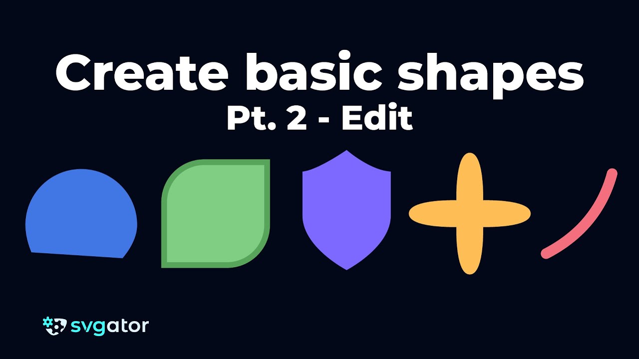 How to Create Basic Shapes for Vector Design (Part 2) | SVGator