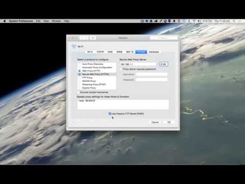How to Change Proxy Settings on Mac (Yosemite)