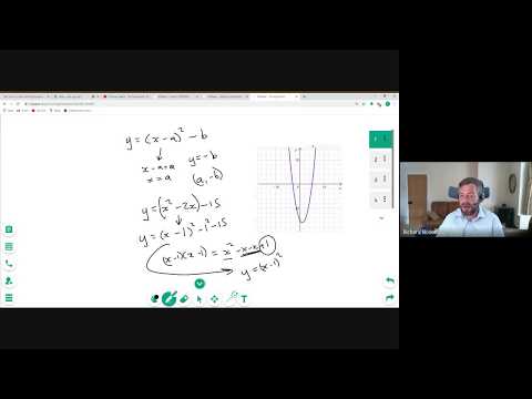 Finding the turning point of a quadratic (beginning of completing the square)