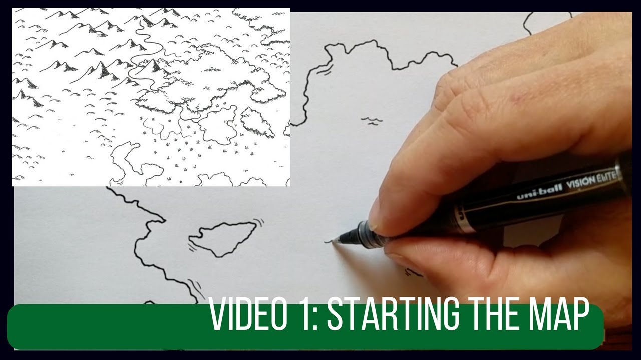 Drawing Maps for Roleplaying Games | Map Tutorial 1