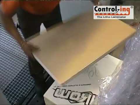 Ming Wei Spain Control-ing Reel to Sheet Litho Laminator