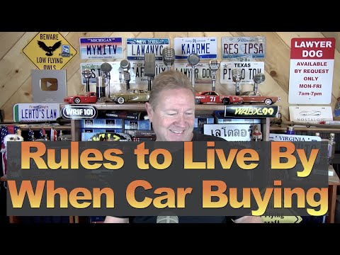 Rules to Live By When Car Buying